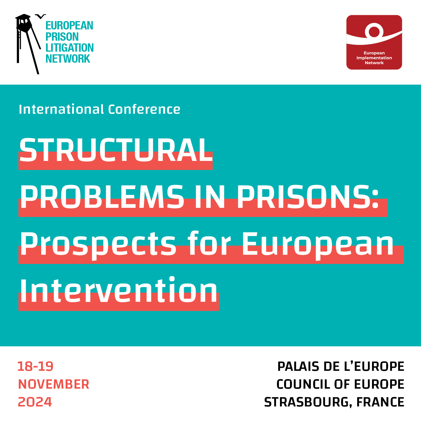 CONFERENCE – Structural Problems in Prisons: Prospects for European ...